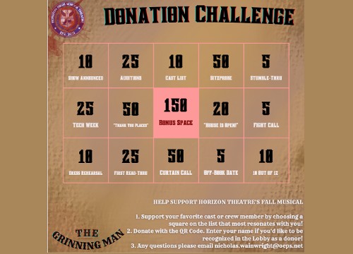 TeachTix: Horizon High School - Donation Challenge